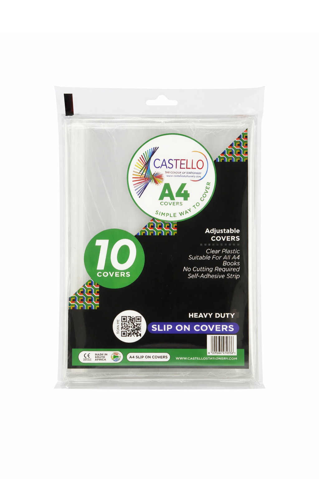 Castello A4 Ready Slip On Plastic Covers (10pcs) Heavy Duty | Castello ...